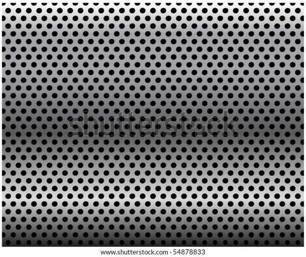 Metal Grid Backgroundvectormetal Texture Stock Vector (Royalty Free ...