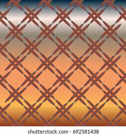 Metal Grid Pattern Design Colorfull Backdrop Stock Vector (Royalty Free ...