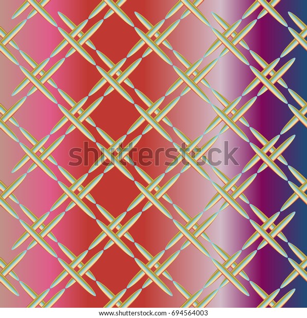 Metal Grid Pattern Design Colorfull Backdrop Stock Vector (Royalty Free ...