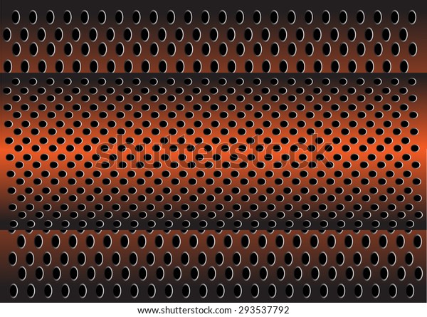 Metal Grid Vector Background Stock Vector (Royalty Free) 293537792 ...
