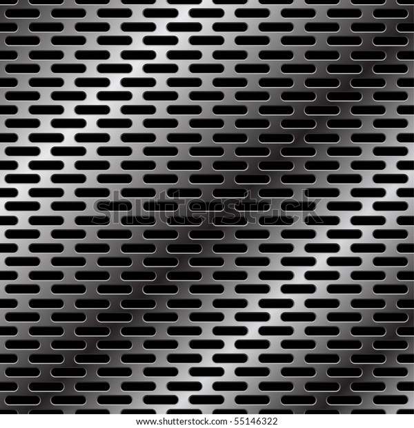 Metal Grid Vector Seamless Background Stock Vector (Royalty Free ...