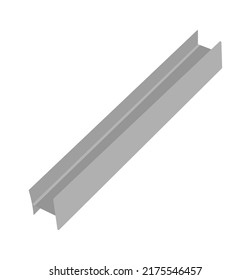 Metal Ibeam Construction Industry Vector Illustration Stock Vector ...