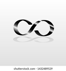 Metal Infinity Sign Shadow Stock Vector (Royalty Free) 1432489529 ...