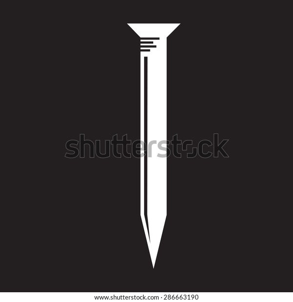 Metal Nail Icon Stock Vector (Royalty Free) 286663190 | Shutterstock