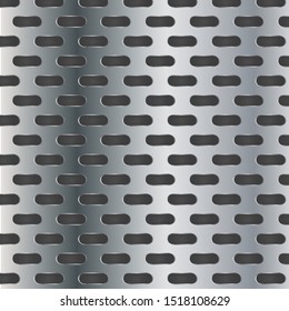 Metal Perforated Backgroundperforated Metal Texturevector Illustration ...