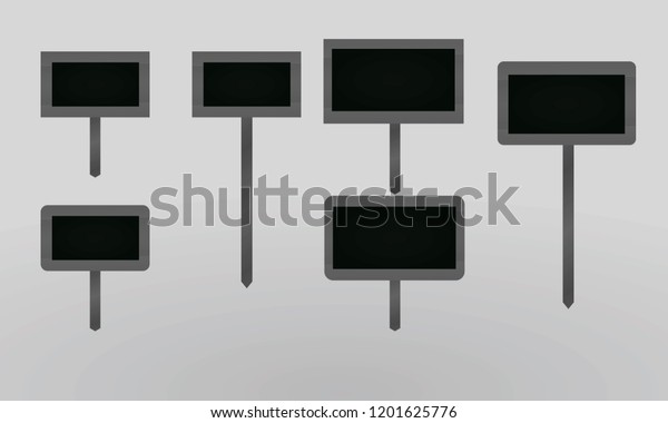Metal Price Notice Set Vector Illustration Stock Vector (Royalty Free ...