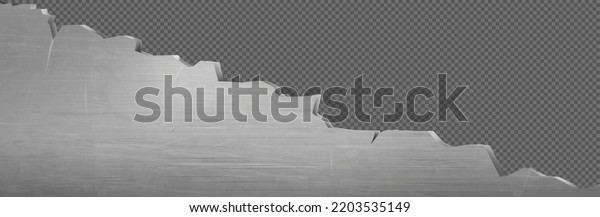 Metal Rip Border Ragged Edges Diagonal Stock Vector (Royalty Free ...