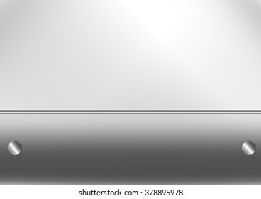 Metal Sheet Texture Silver Iron Background Stock Vector (Royalty Free ...