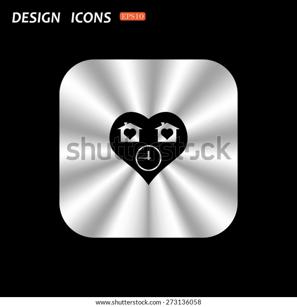 Metal Square Rounded Corners Button On Stock Vector (Royalty Free ...