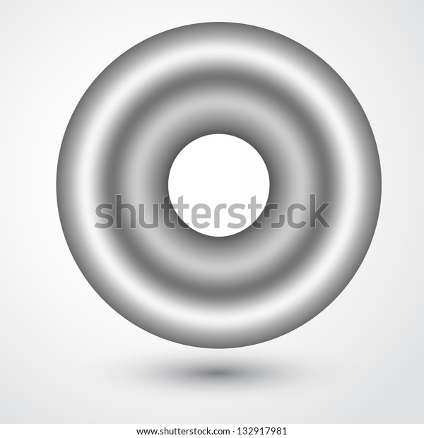 Metal Torus Abstract Background Stock Vector (Royalty Free) 132917981 ...