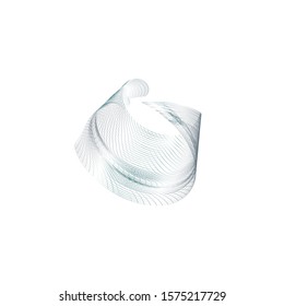 Metal Twisted Vector Shape Design Stock Vector (Royalty Free ...