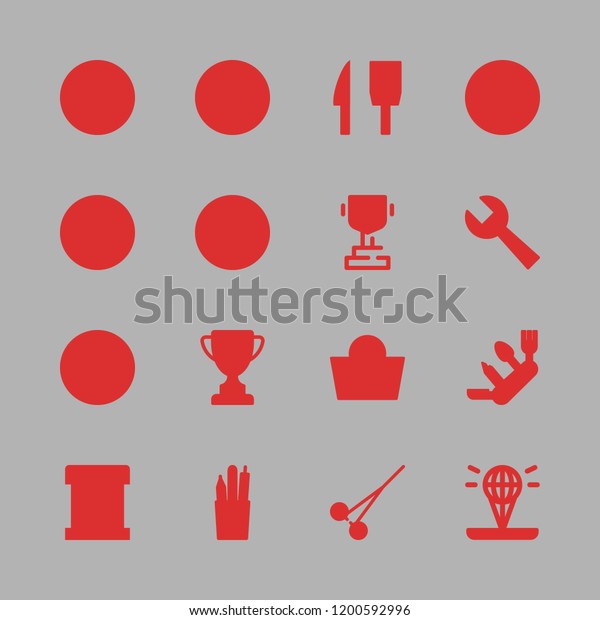 Metallic Icon Set Vector Set About Stock Vector (Royalty Free ...