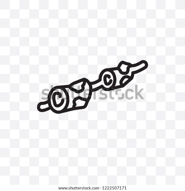 Metastatic Cancer Vector Linear Icon Isolated Stock Vector (Royalty ...