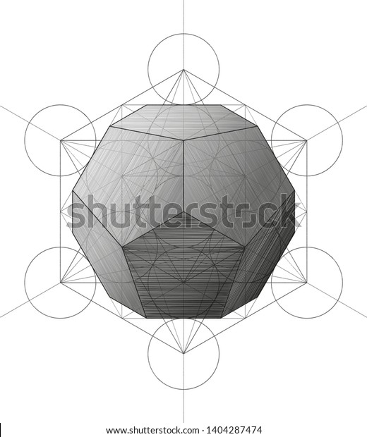 Metatron's Cube, Platonic Solids, Sacred Geometry, Tetrahedron ...