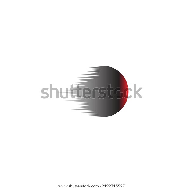 Meteor Fast Geometric Symbol Simple Logo Stock Vector (Royalty Free ...