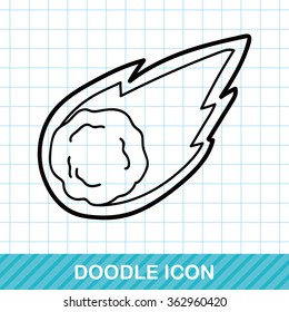 Meteorite Doodle Stock Vector (Royalty Free) 362960420 | Shutterstock