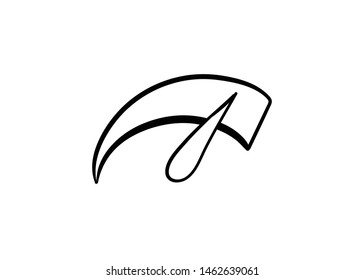 Meter Dashboard Doodle Hand Drawing Vector Stock Vector (Royalty Free ...