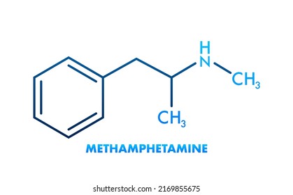 Methamphetamine Formula Great Design Any Purposes Stock Vector (Royalty ...