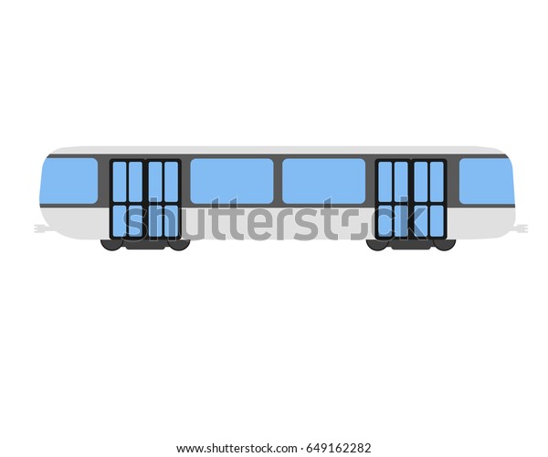 Metro Flat Icon Logo Cartoon Vector Stock Vector (Royalty Free ...