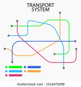 Metro Subway Map Design Template City: เวกเตอร์สต็อก (ปลอดค่าลิขสิทธิ์ ...