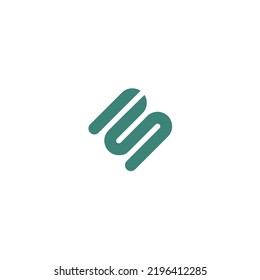 Mew Technology Initials Logo Icon Illustration Stock Vector (Royalty ...