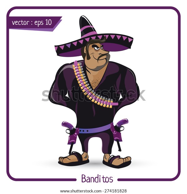 Mexican Bandit Stock Vector (Royalty Free) 274181828