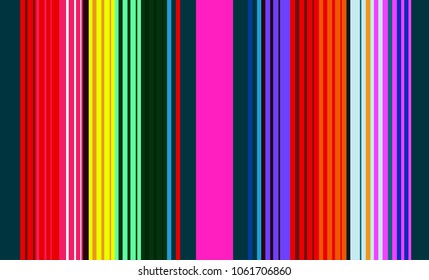 Mexican Colorful Sarape Pattern Stock Vector (Royalty Free) 1061706860 ...