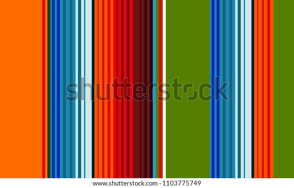 Mexican Colorful Sarape Pattern Stock Vector (Royalty Free) 1103775749 ...