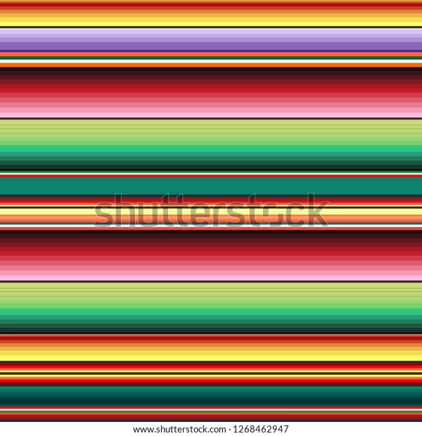 Mexican Fabric Texture Colors Textile Background Stock Vector (Royalty ...