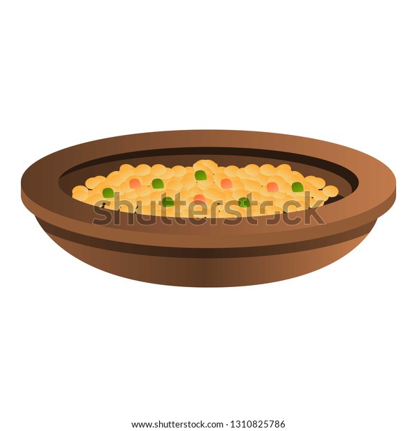 Mexican Rice Icon Cartoon Mexican Rice Stock Vector (Royalty Free ...