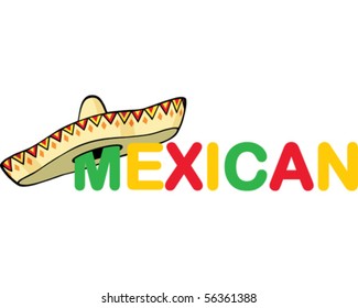 Palabra de México: vector de stock (libre de regalías) 56361385 ...