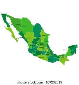 4,120 imágenes de Green mexico map - Imágenes, fotos y vectores de ...