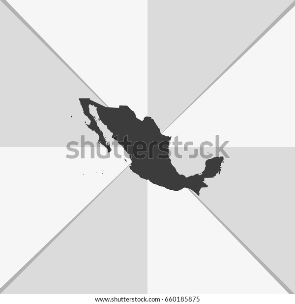 Mexico Detailed Map Stock Vector (Royalty Free) 660185875 | Shutterstock