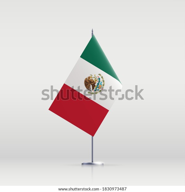Mexico Flag State Symbol Isolated On Stock Vector (Royalty Free ...