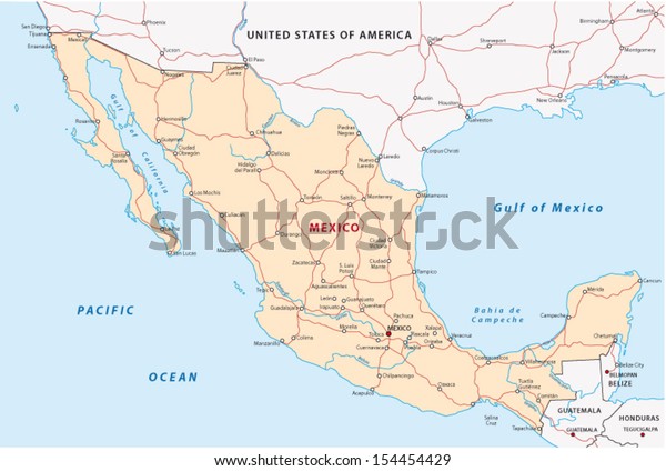 hoja de ruta de México