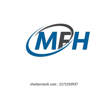 Mfh Letter Initial Logo Design Vector Stock Vector (Royalty Free ...
