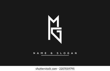 Mg Gm Abstract Letters Logo Monogram Stock Vector (Royalty Free ...