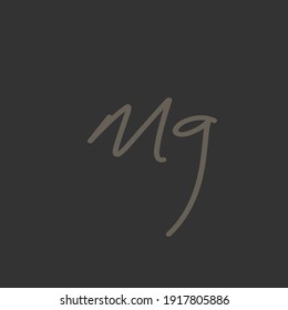 Calligraphic Letter M Stock Vector (Royalty Free) 718947901