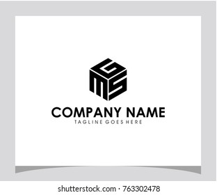 Mgs Initial Logo Design Stock Vector (Royalty Free) 763302478 ...