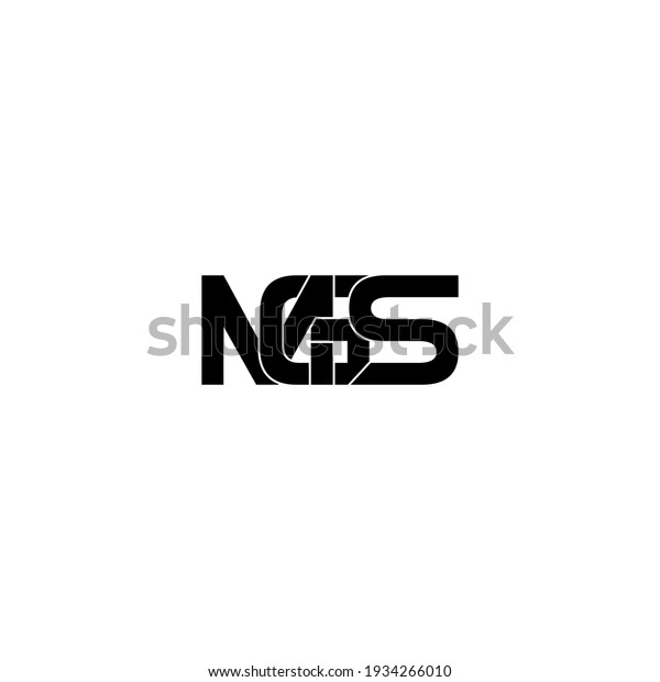 Mgs Letter Original Monogram Logo Design Stock Vector (Royalty Free ...