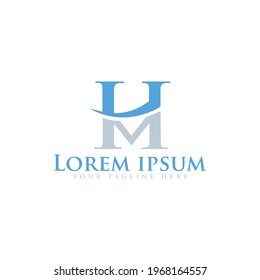 Mh Creative Logo Design Best Mh Stock Vector (Royalty Free) 1968164557 ...