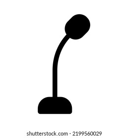 Mic Icon Voice Sign Microphone Symbol Stock Vector (Royalty Free ...