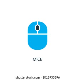 Mice Icon Logo Element Illustration Mice Stock Vector (Royalty Free ...