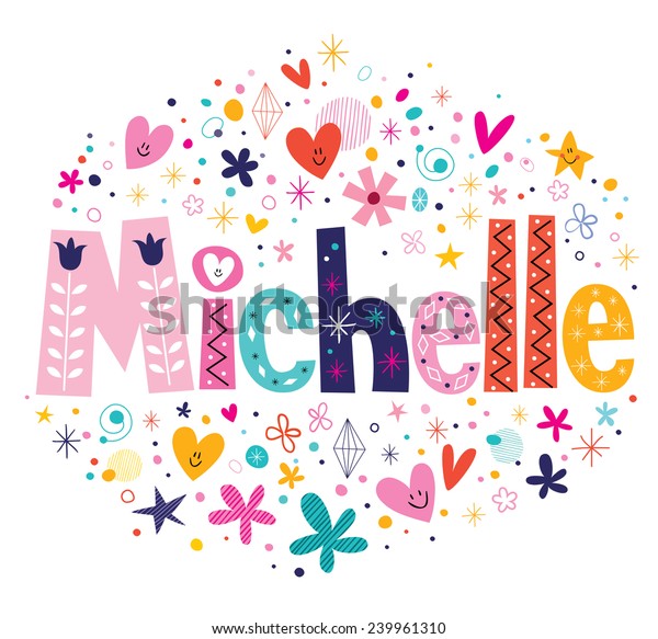 Diseño de nombre Michelle