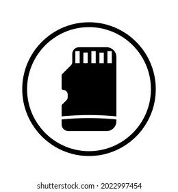 Micro Sd Card Icon Symbol Vector Stock Vector (Royalty Free) 2022997454 ...