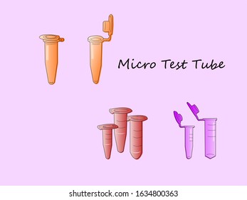 Micro Test Tube Vector Microcentrifuge Tube Stock Vector (Royalty Free ...