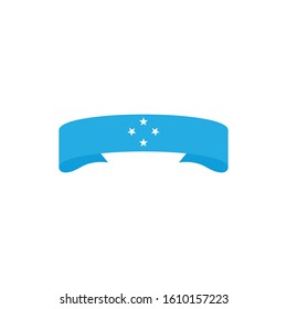 Micronesia Flag Simple Vector National Flag Stock Vector (Royalty Free ...