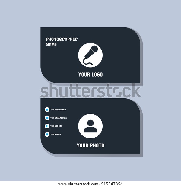 Microphone Business Card Stock Vector (Royalty Free) 515547856