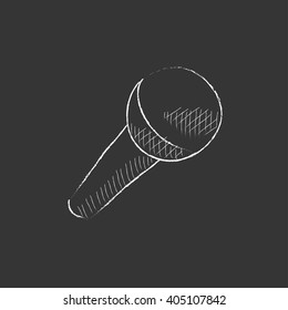 Microphone Drawn Chalk Icon Stock Vector (Royalty Free) 405107842 ...