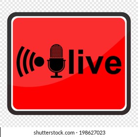 Professional Microphone On Air Sign Stock Photo 1359493322 | Shutterstock
